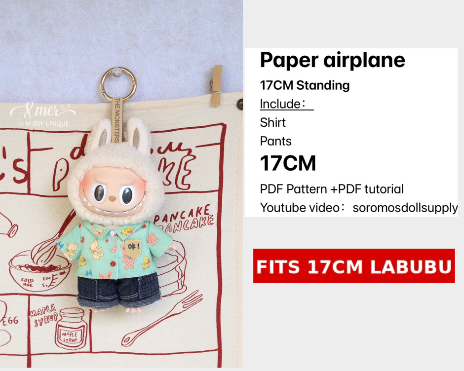 Labubu Pattern – Soromo’s Doll Supply